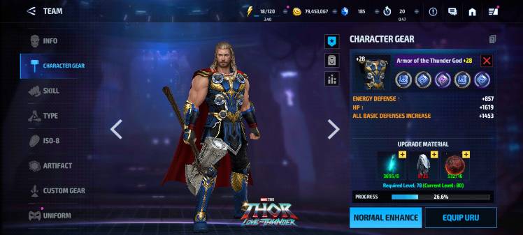 Increase carbonadium quantity. Netmarble - MARVEL Future Fight