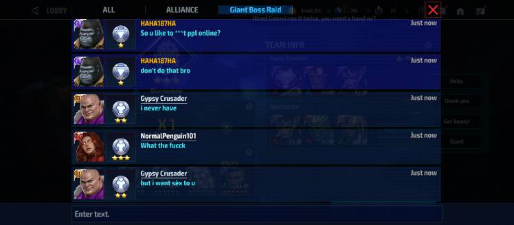 Sexual Harassment Player Asking For Gay Sex Online Here