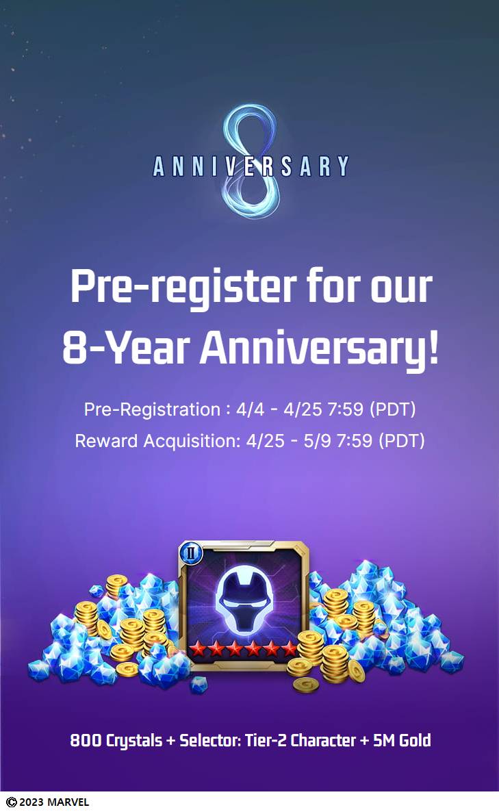 EVENTS AND SALES (Ongoing) - MARVEL Future Fight