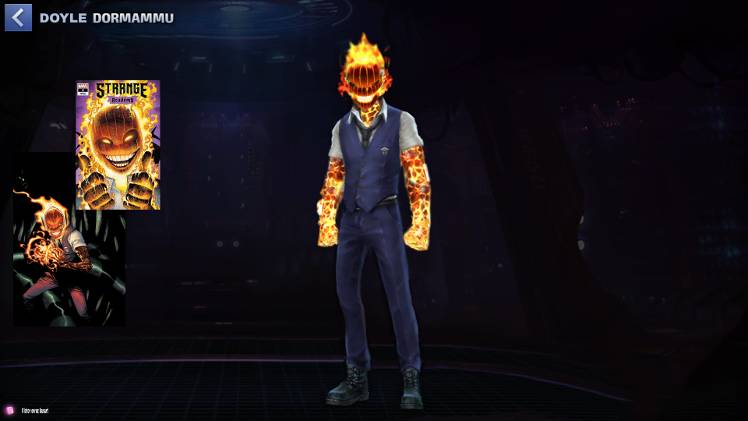 DOYLE son of dormammu character from STRENGE ACADEMY - MARVEL Future Fight