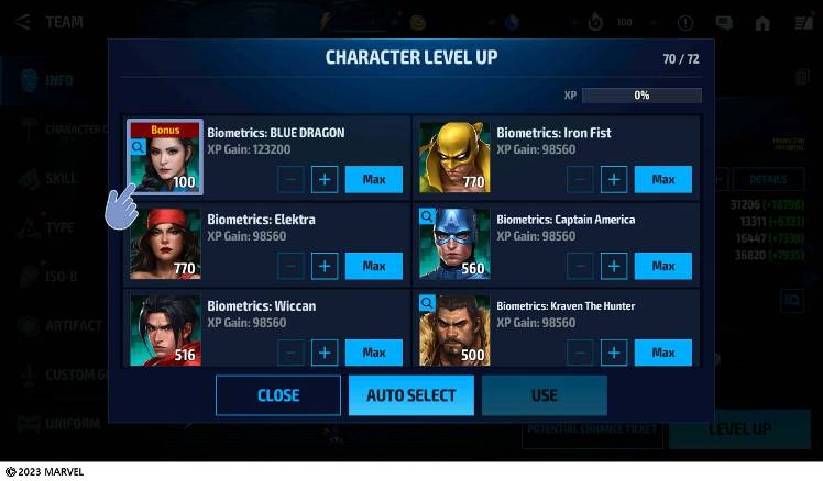 Tier-3 & 4 Advancement and Potential Growth Guide - MARVEL Future Fight