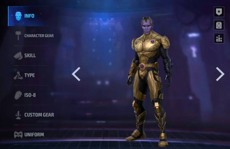 Justice for THANE. He is so much fun but, no damage. - MARVEL Future Fight