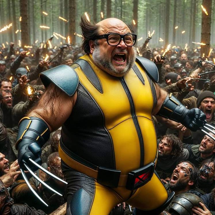 Danny Davito as wolverine - MARVEL Future Fight