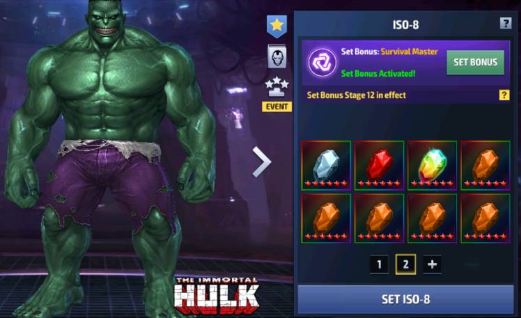 Hulk build - MARVEL Future Fight