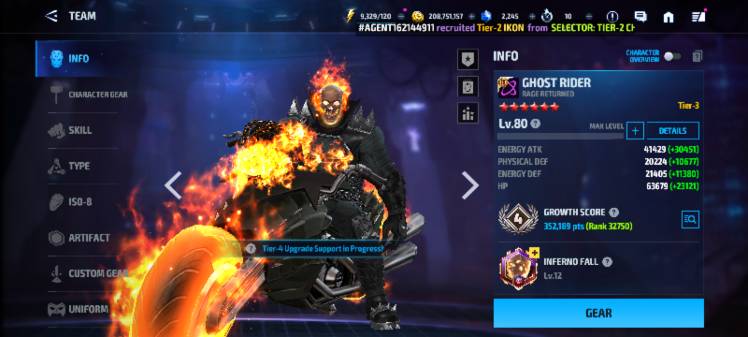 World Boss Dealer/ Ghost Rider (Rage Returned)/FMFF7 - MARVEL Future Fight