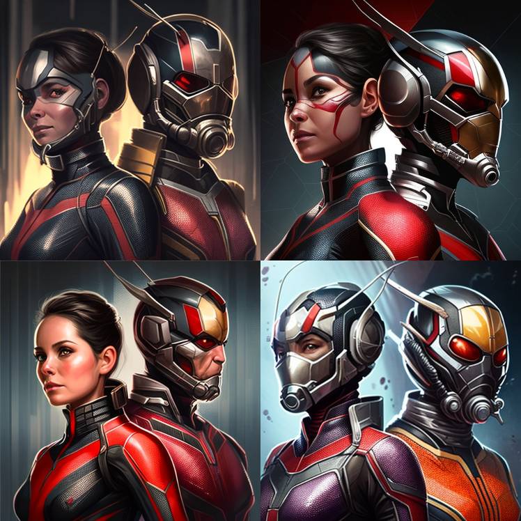 My pictures created by the neural network - MARVEL Future Fight