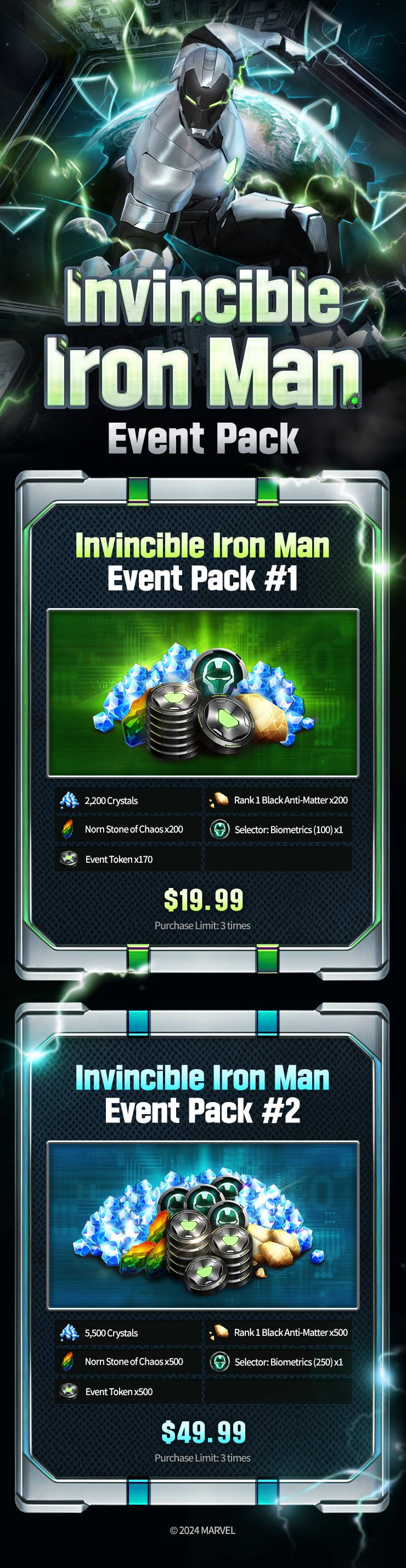 Invincible Iron Man Event Pack - MARVEL Future Fight