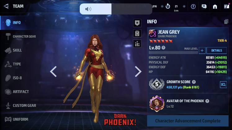 [2022 Best Uniform / Jean Gray / Abe Fromen] - MARVEL Future Fight