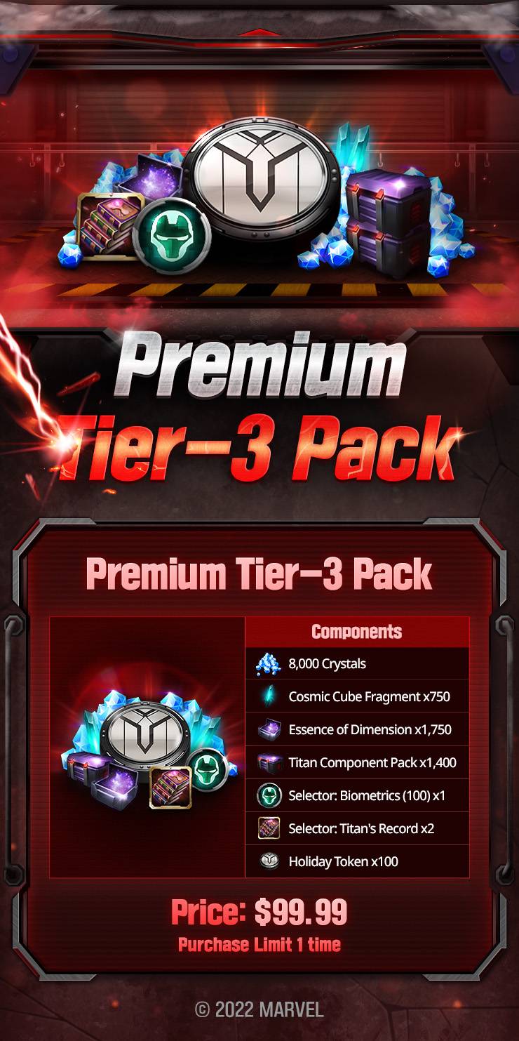 Premium Tier-3 Pack - MARVEL Future Fight