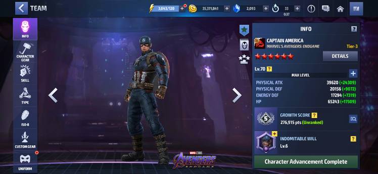 CTP of Rage - MARVEL Future Fight