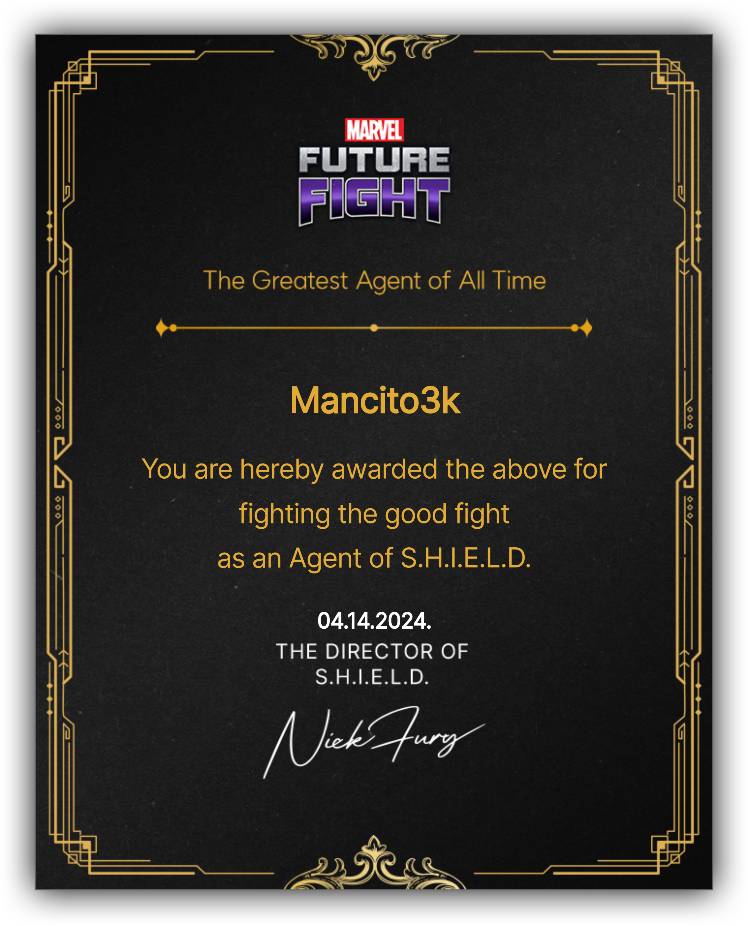 [Agent Awards to You! / E32D63EB901A4F5DBB7FDF14093053B4] - MARVEL ...