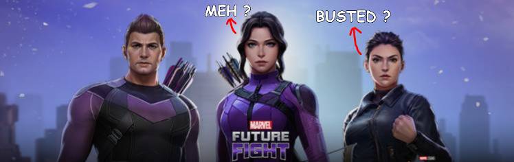 The HAWKEYE update post ( detailed review ) - MARVEL Future Fight