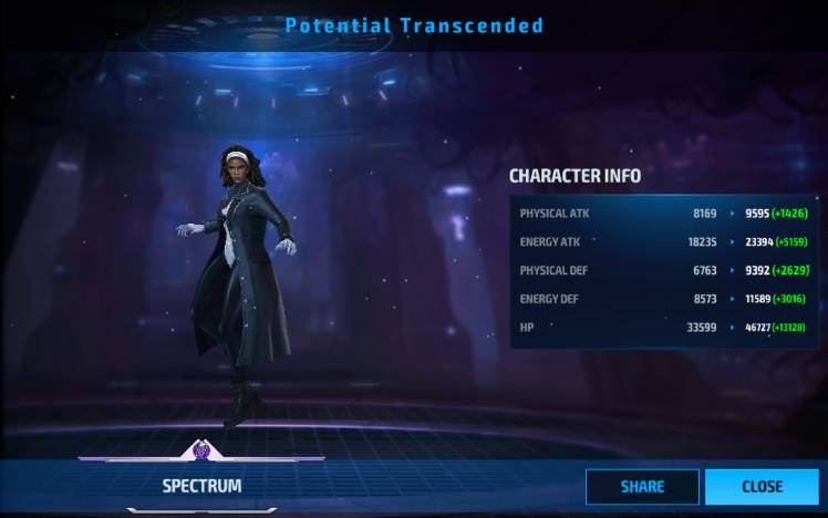 Spectrum transcended - MARVEL Future Fight