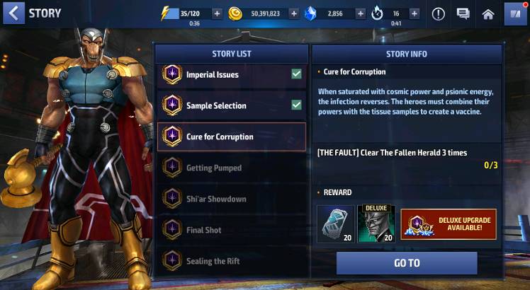 Advice for the new epic quest mission 47 silver mettle - MARVEL Future ...