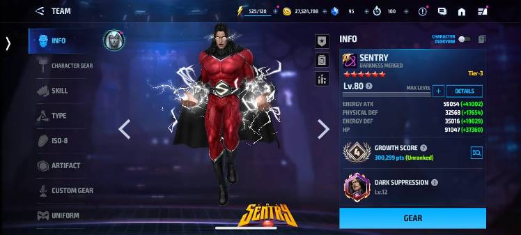 [Show Off Your Sentry Growth / Tonyironman3] - MARVEL Future Fight