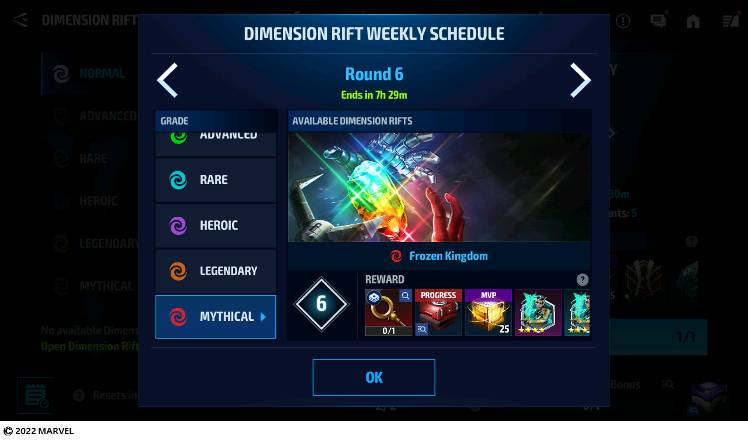 Dimension Rift Guide - MARVEL Future Fight