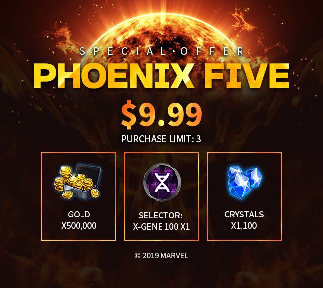 Phoenix Five Special Offer Package - MARVEL Future Fight