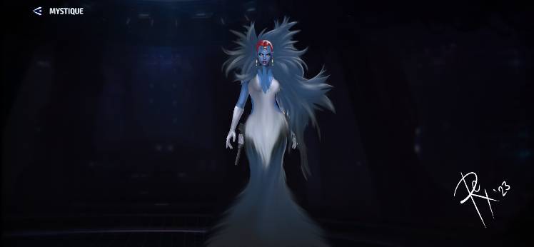Hellfire Gala Costume Mock-up: Mystique - MARVEL Future Fight