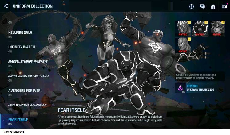 8/9 Update Details - MARVEL Future Fight