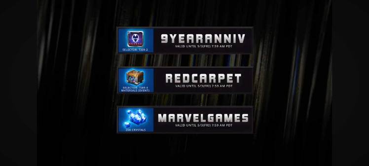 Coupon Codes - MARVEL Future Fight