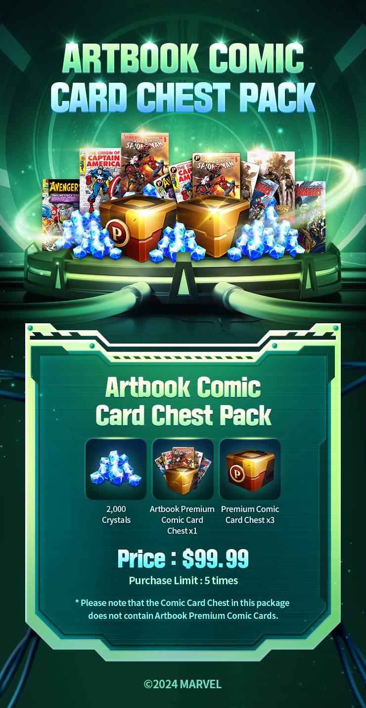 Artbook Comic Card Chest Pack - MARVEL Future Fight
