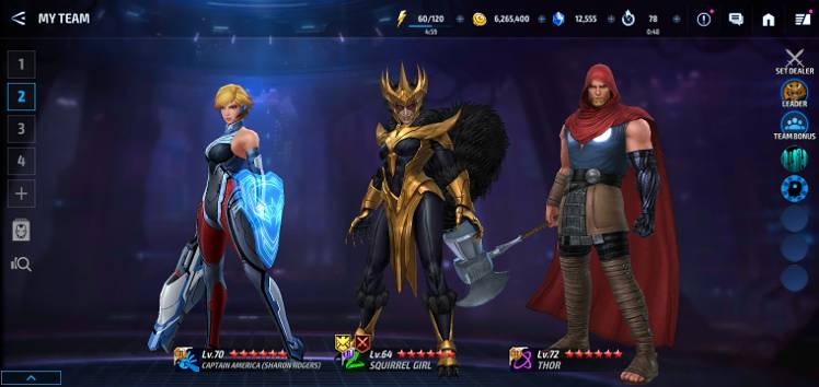 [Sharon Team Build / XylonPH] - MARVEL Future Fight