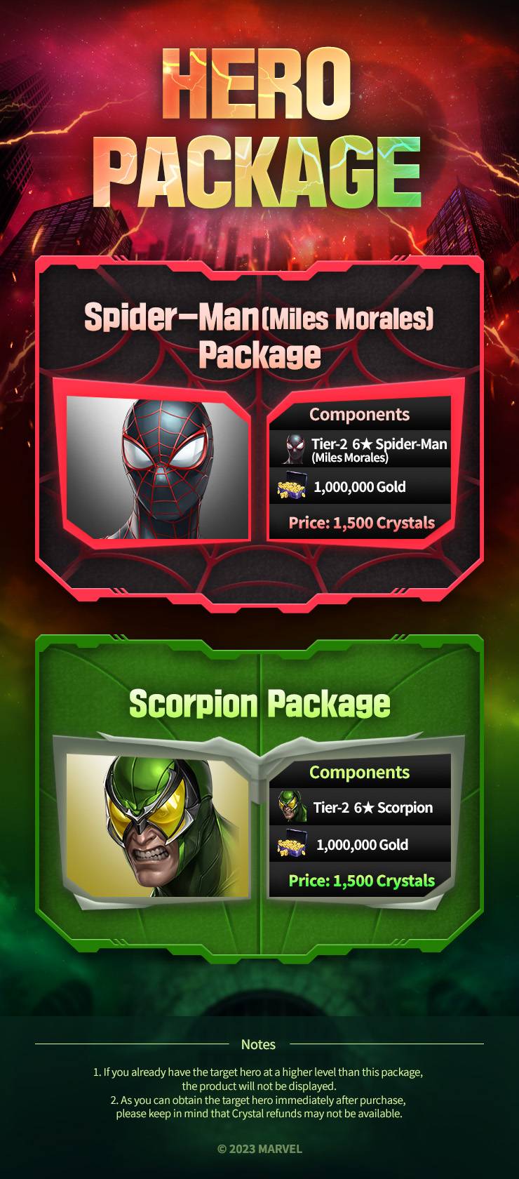 Hero Package - MARVEL Future Fight