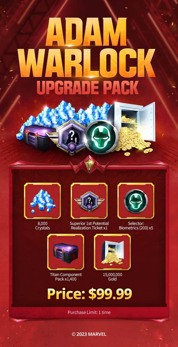 Adam Warlock Upgrade Pack - MARVEL Future Fight