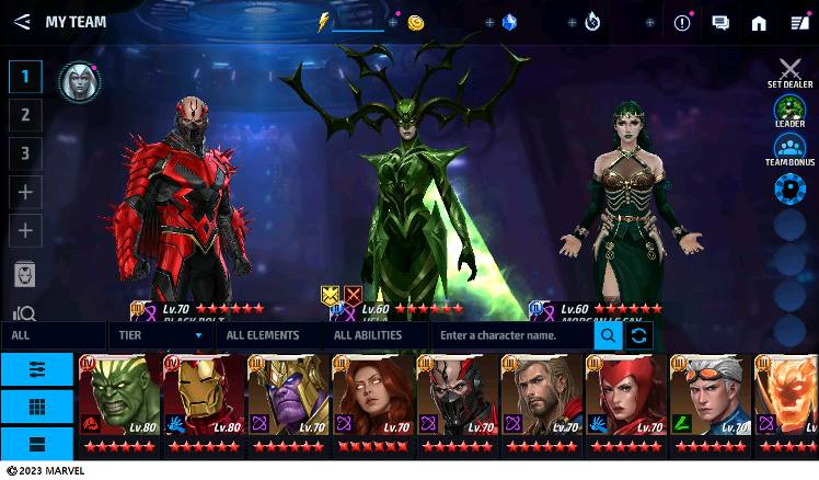 [Community Event] My Spookiest Uniform & Team Build - MARVEL Future Fight