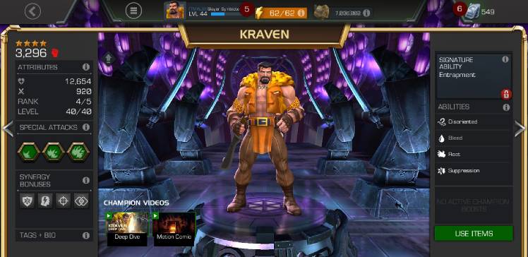 MY MCOC TIER LIST - MARVEL Future Fight