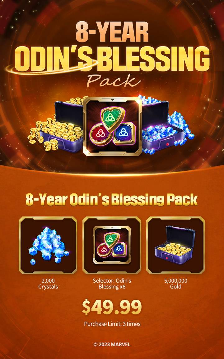 8-Year Odin's Blessing Pack - MARVEL Future Fight