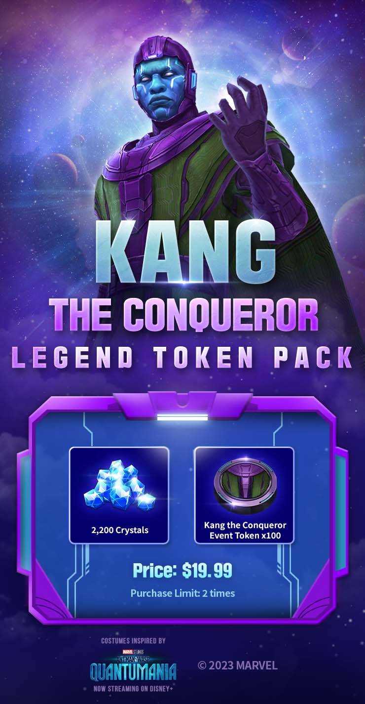 Kang the Conqueror Legend Token Pack - MARVEL Future Fight