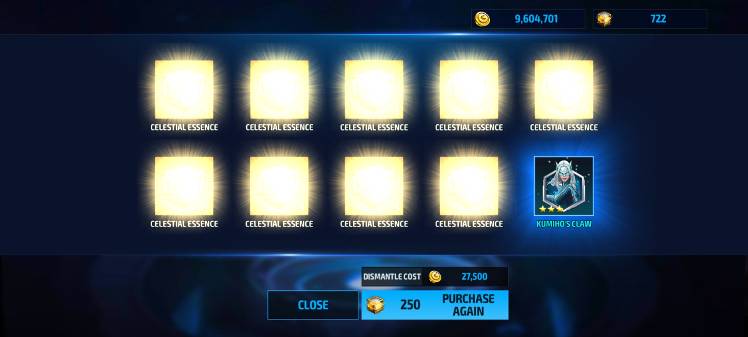 In 500 celestial essence lol - MARVEL Future Fight