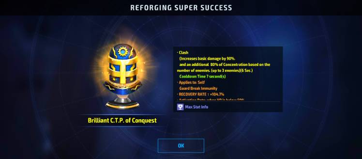 Got first brilliant from reforge finally... After 6 failed attempts in ...