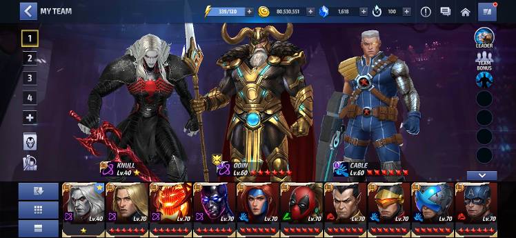 Hey guys I need suggestion best for pve monster Odin knull or cable ...