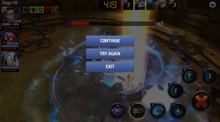 Weapon Hex as a striker - MARVEL Future Fight