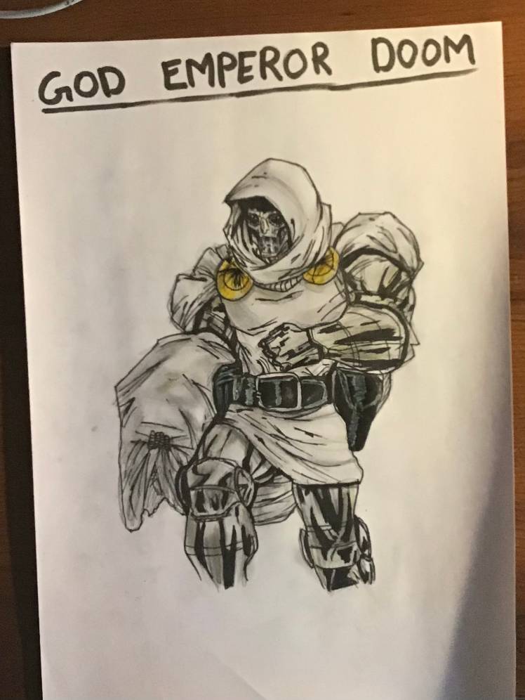 I drew God Emperor Doom..... - MARVEL Future Fight