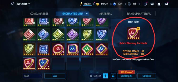 ODIN BLESSING - MARVEL Future Fight