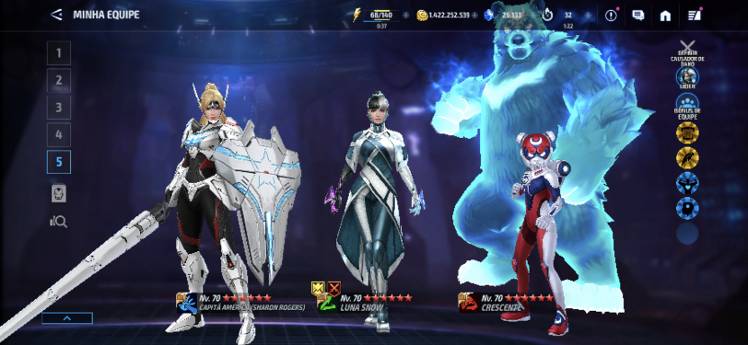 Sharon Team Build / i1 Ace - MARVEL Future Fight