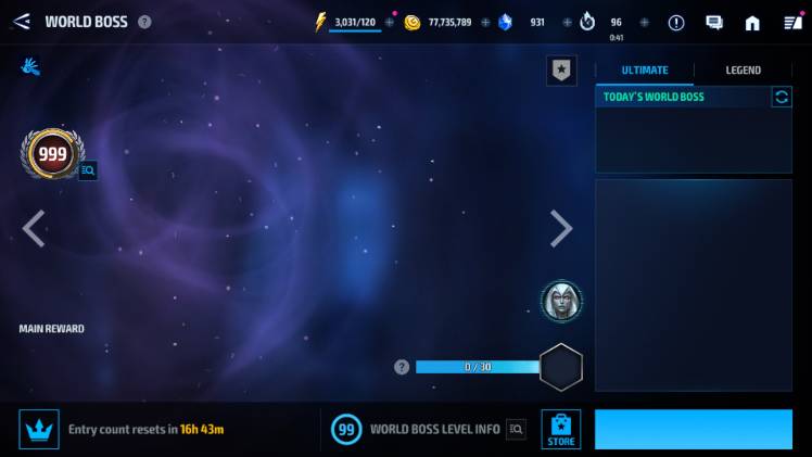 World boss - MARVEL Future Fight