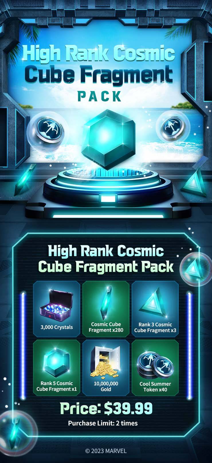 High Rank Cosmic Cube Fragment Pack - MARVEL Future Fight
