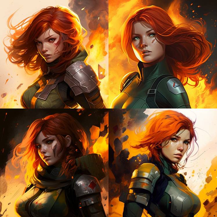 My pictures created by the neural network - MARVEL Future Fight