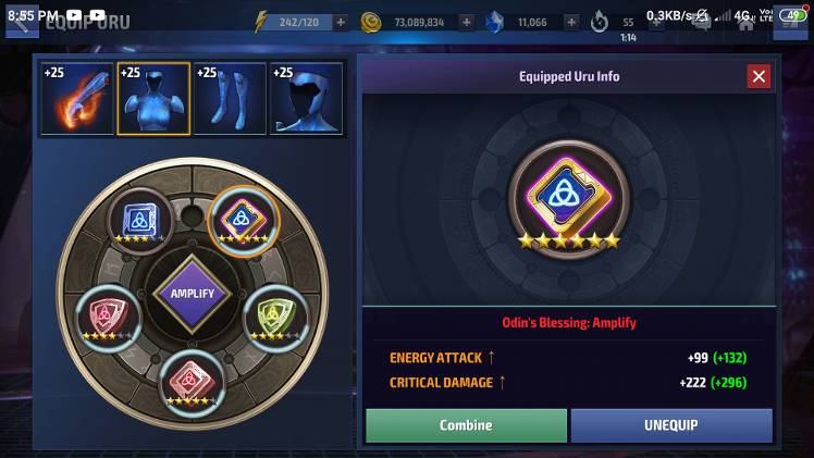 Which one odin blessing you get - MARVEL Future Fight