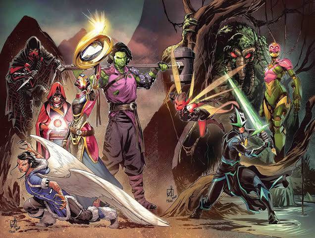 Nova,She Hulk,Ulik,Nadia Wasp,Miles Morales,Lady IronHeart and New ...