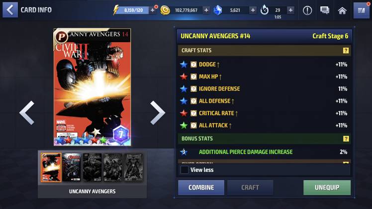 2% pierce damage - MARVEL Future Fight