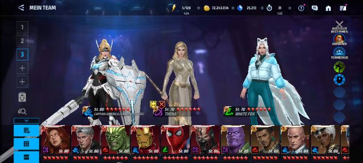 [Sharon Team Build / XRondrimX] - MARVEL Future Fight