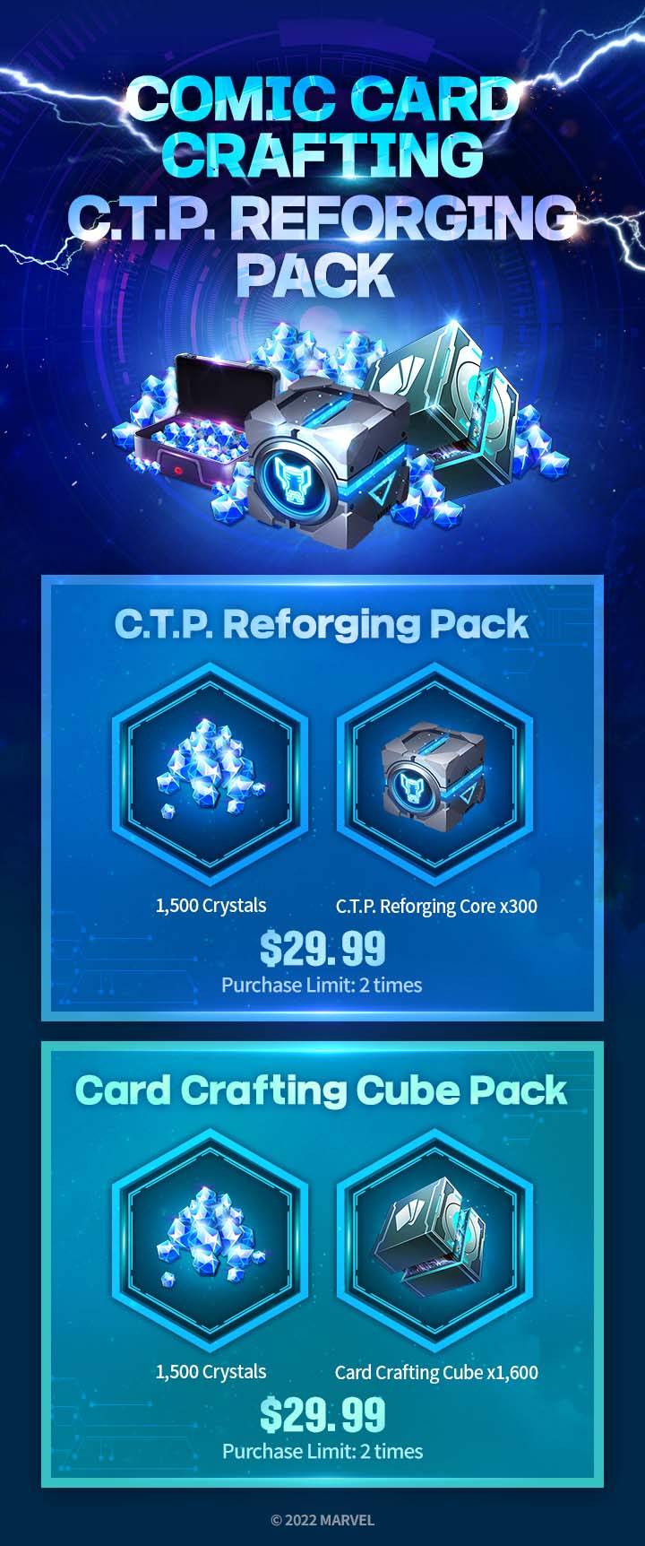 C.T.P. Reforging & Comic Card Crafting Pack - MARVEL Future Fight