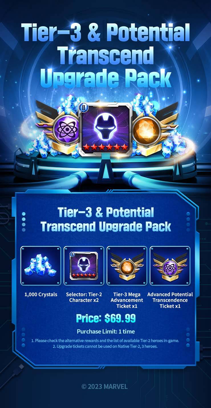 Tier-3 & Potential Transcend Upgrade Pack - MARVEL Future Fight