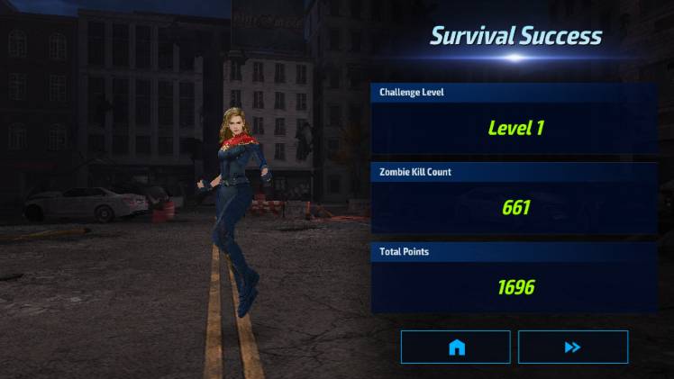 [Zombie Survival / Captain Elsa BS] - MARVEL Future Fight