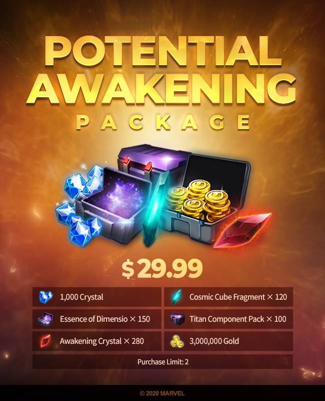 Potential Awakening Package - MARVEL Future Fight